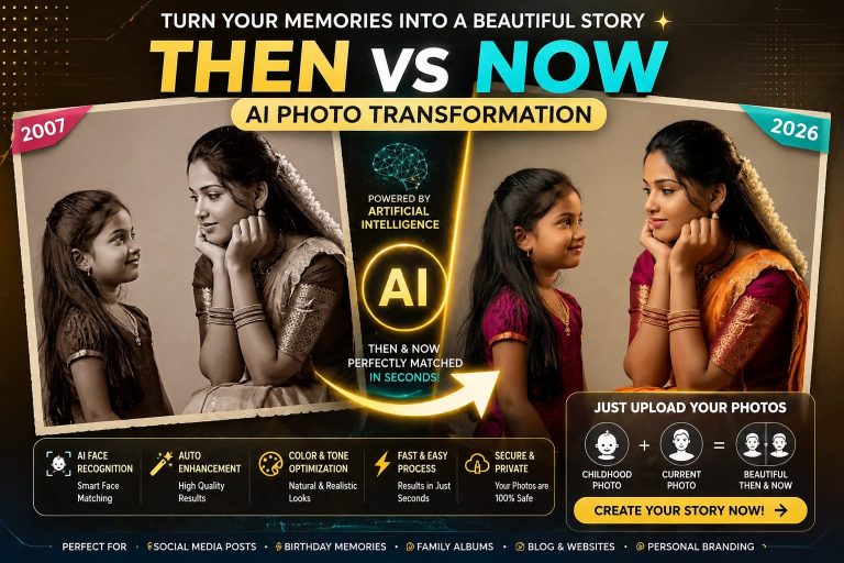 👶 Instagram Trending Childhood vs Now AI Edit – Transformation Edit! 👩 ...